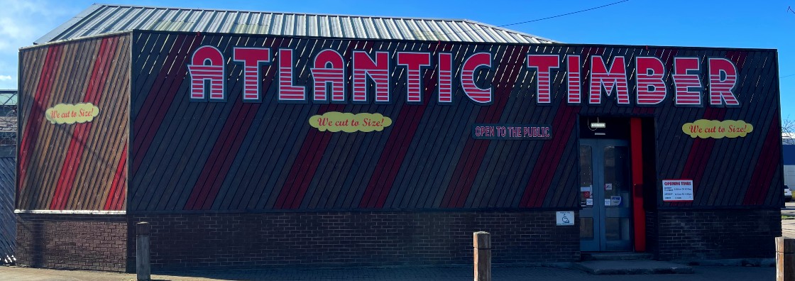 Our New Shop Front - with IRO Heat Treated Decking - Atlantic Timber
