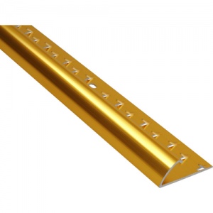 Carpet Edge Strip 900mm Gold finish Aluminium - Atlantic Timber