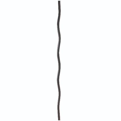 Wavy Iron Landing Spindle - Atlantic Timber