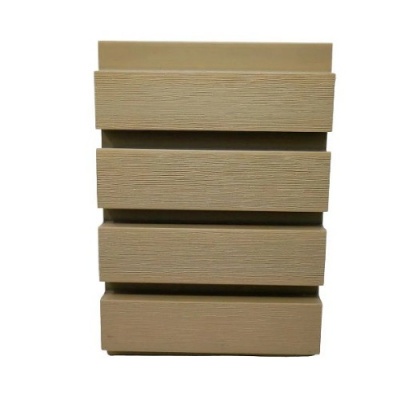 Slatted Composite Cladding - Natural Oak - Atlantic Timber