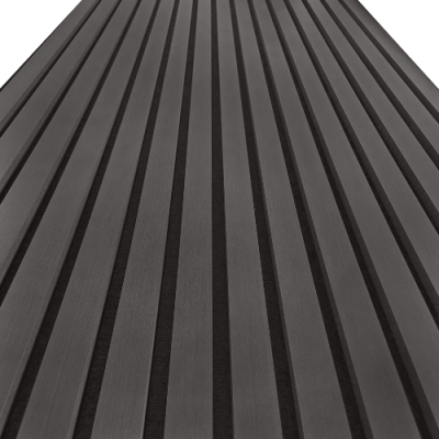Acoustic Wooden Slat Panels - Slate Grey - Atlantic Timber