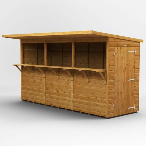 Power Pub Shed 12x4 | Garden Bar Sheds 12x4 - Atlantic Timber