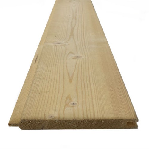 Clear Treated T&G V Cladding 16mm x 125mm - up to 3m - Atlantic Timber