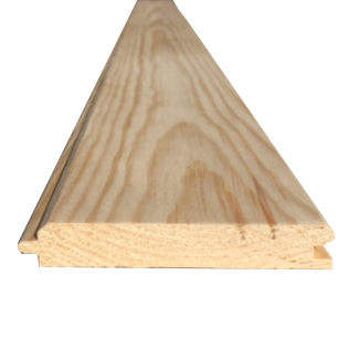 19mm x 100mm x 4.2m V One Side Pine T&G Cladding - Atlantic Timber