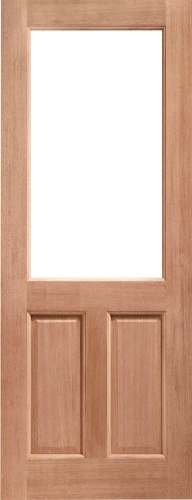 External Hardwood 2XG 2 Panel Door - Atlantic Timber