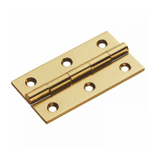 3" Butt Hinge Electroplated Brass Pair - Atlantic Timber