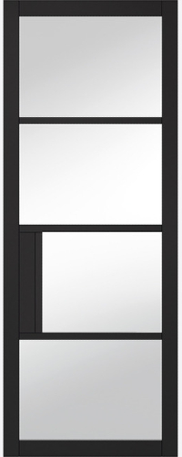 Internal Primed Black Chelsea Glazed Door - Atlantic Timber
