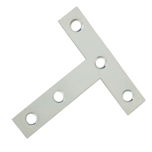4" Steel Tee Plate (Pack of 2 Including Screws) - Atlantic Timber