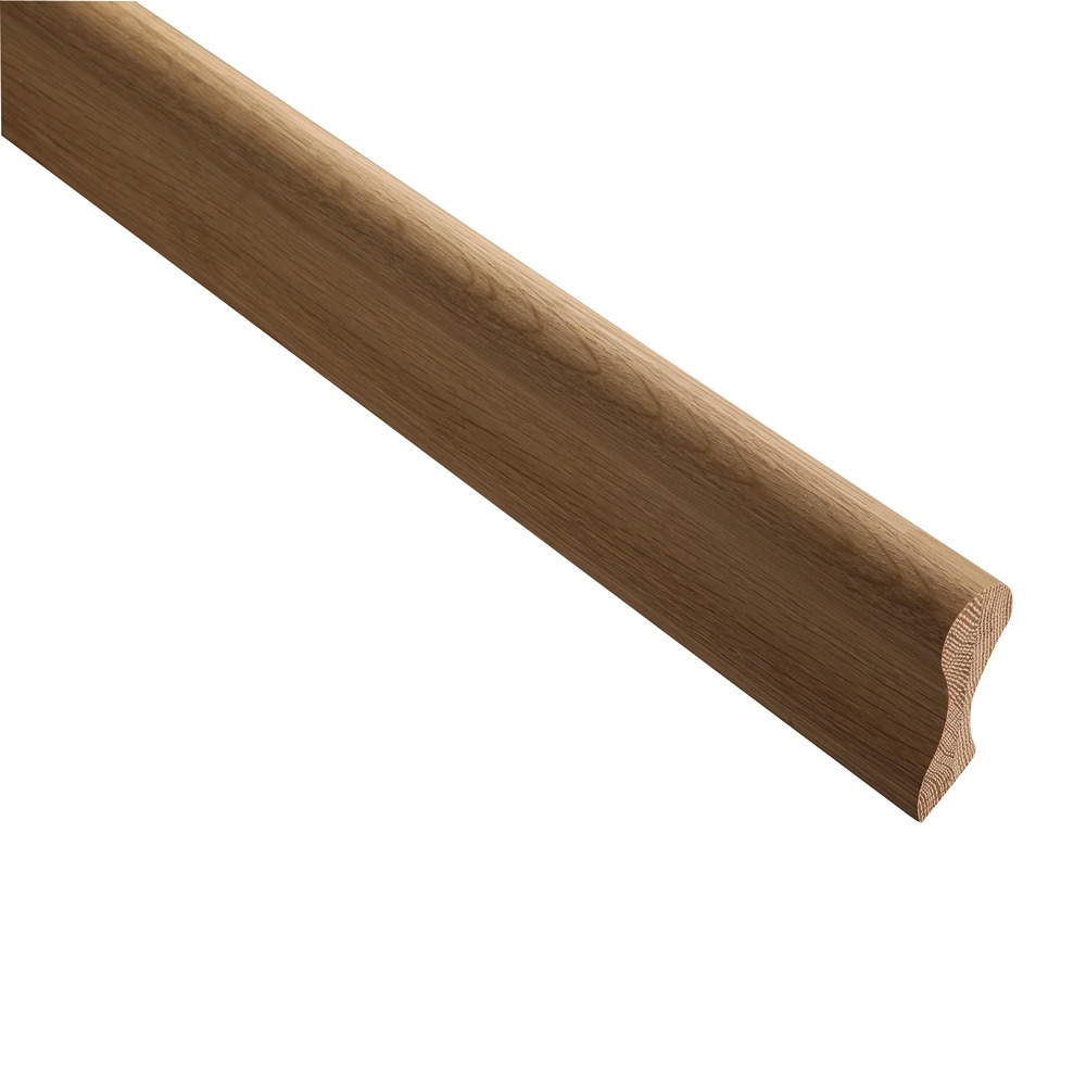Oak Wall Mounted Hand Rail 4.2m Pigs Ear Handrail - Atlantic Timber