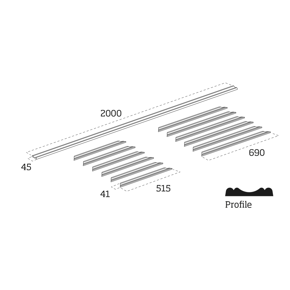 Slim Dado Wall Panelling Kit - Atlantic Timber