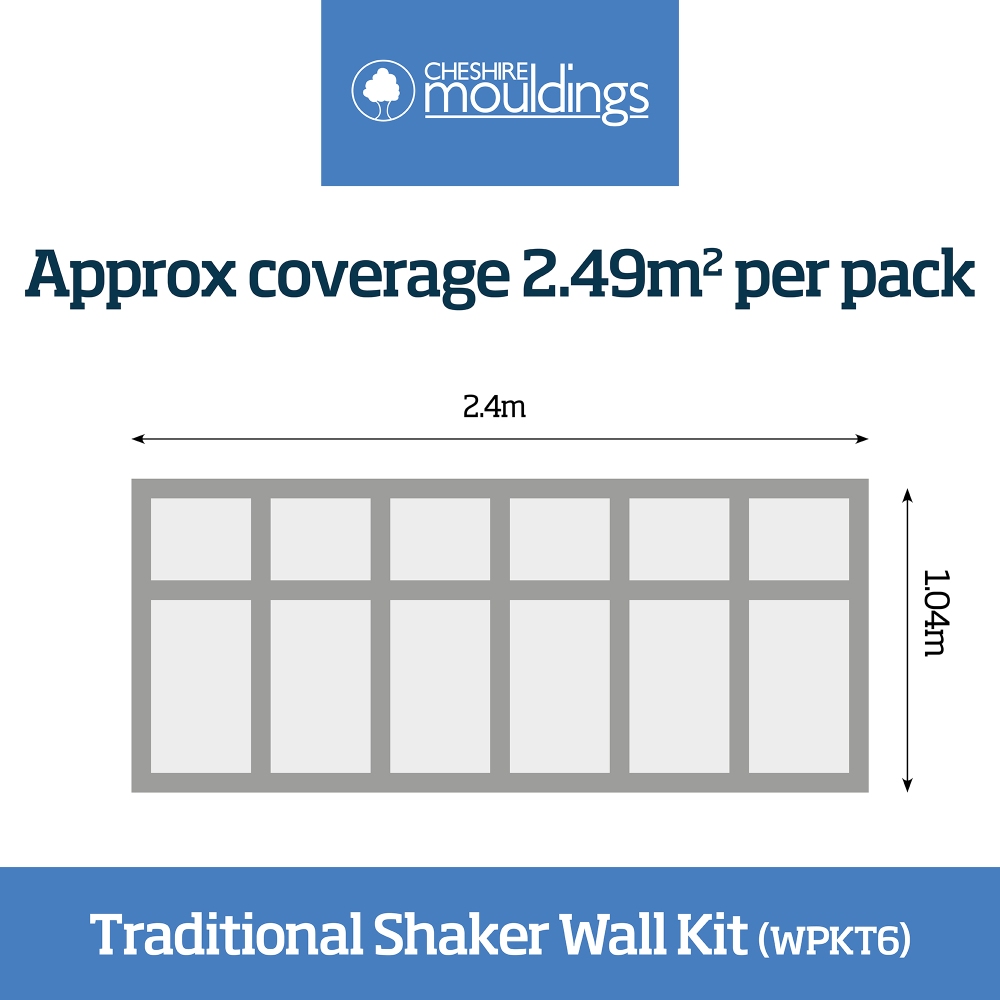 Traditional Shaker Wall Panelling Kit - Atlantic Timber