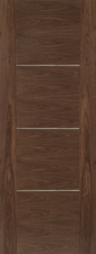 Internal Pre-Finished Walnut Nova Fire Door - Atlantic Timber