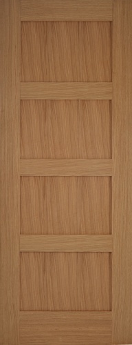 Internal Oak Contemporary 4 Panel Door - Atlantic Timber