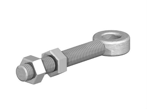 4" Adjustable Gate Eye 16mm Pin Galvanised (single) - Atlantic Timber