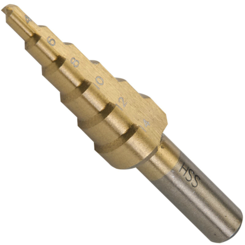 HSS Step Drill Titanium Plated 4 to 14 mm - Atlantic Timber