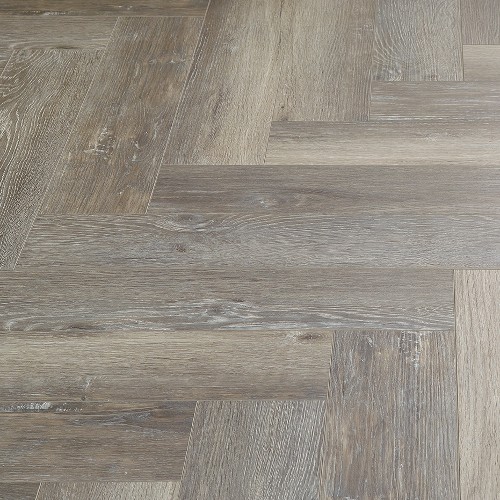 011 - Hydro Loc Rigid Core Herringbone SPC LVT Flooring - Atlantic Timber