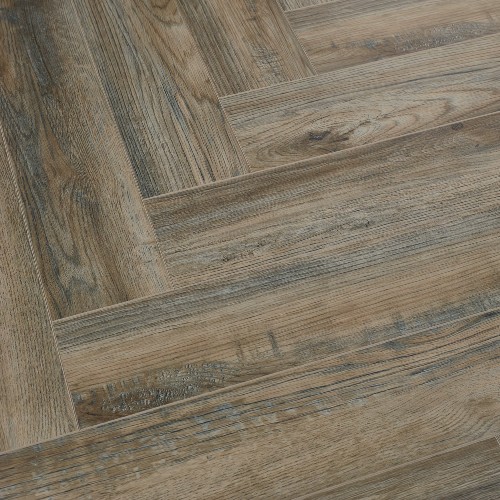 023 - Hydro Loc Rigid Core Herringbone SPC LVT Flooring - Atlantic Timber