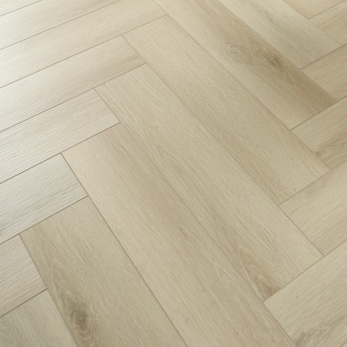 Malmo - Hydro Loc Rigid Core Herringbone SPC LVT Flooring - Atlantic Timber