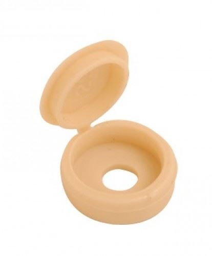 Beige Hinged Screw Cover Cap (Pack of 20) - Atlantic Timber
