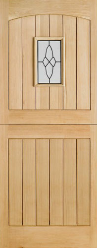 External Oak Cottage Stable 1 Light Door - Atlantic Timber