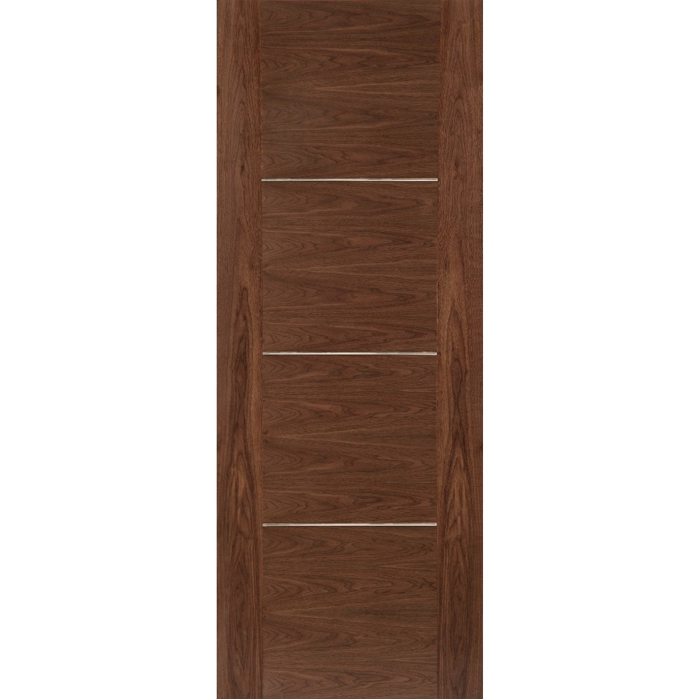 Internal Pre-Finished Walnut Nova Fire Door - Atlantic Timber