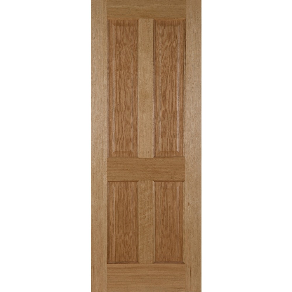Internal Oak 4 Panel Recessed Door - Atlantic Timber