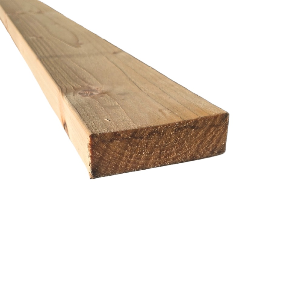 150mm x 47mm (6" x 2") Untreated Eased Edge Softwood Timber C16- up to ...