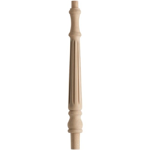 Warwick Oak Fluted Newel Turning 785mm - Atlantic Timber