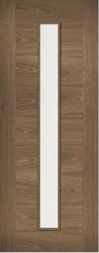 Internal Pre-Finished Walnut Sofia Glazed Door - Atlantic Timber