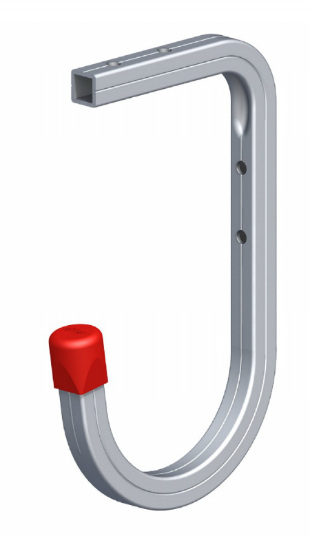 Wall / Ceiling Hook Round 115mm Aluminium - Atlantic Timber