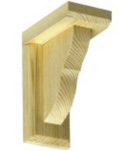 Classic Shelf Bracket Pine (Small) - Atlantic Timber