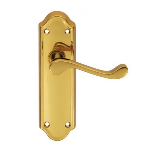 Ashtead Lever on Latch Backplate - Atlantic Timber