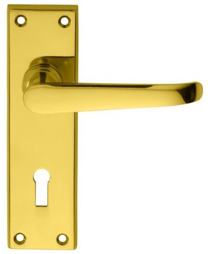 Ascot Lever on Lock Backplate - Atlantic Timber