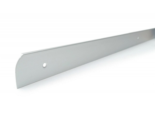 Worktop End Cap Trim 40mm Bright Silver - Atlantic Timber