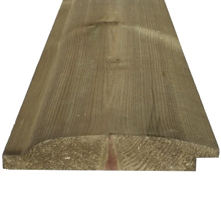 22x125 T&G Treated Loglap Cladding Per Metre Timber DIY, 51% OFF