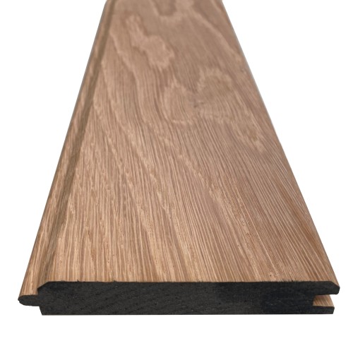 19mm x 100mm V One Side T&G Oak Cladding - Atlantic Timber