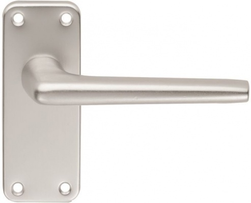 Eurospec Aluminium Lever on Latch Backplate - Atlantic Timber