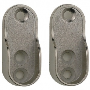 Rothley Oval Sockets Chrome Finish (pack of 2) - Atlantic Timber