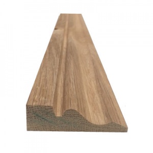 Solid Oak Architrave Ogee Pattern 70mm x 20mm x 2.4m - Atlantic Timber