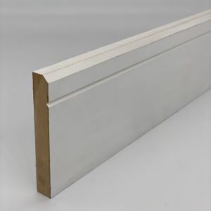 MDF Pencil Round Skirting - White Primed 4.4m x 94mm x 18mm - Atlantic ...